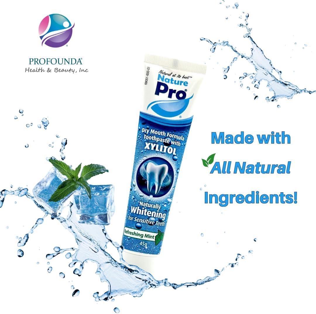 NaturePro Dry Mouth Toothpaste, Xylitol Whitening Formula, Sensitive T